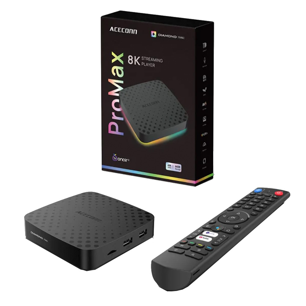 Aceconn Diamond Pro Max - 4K Media Streamer - FlyPi